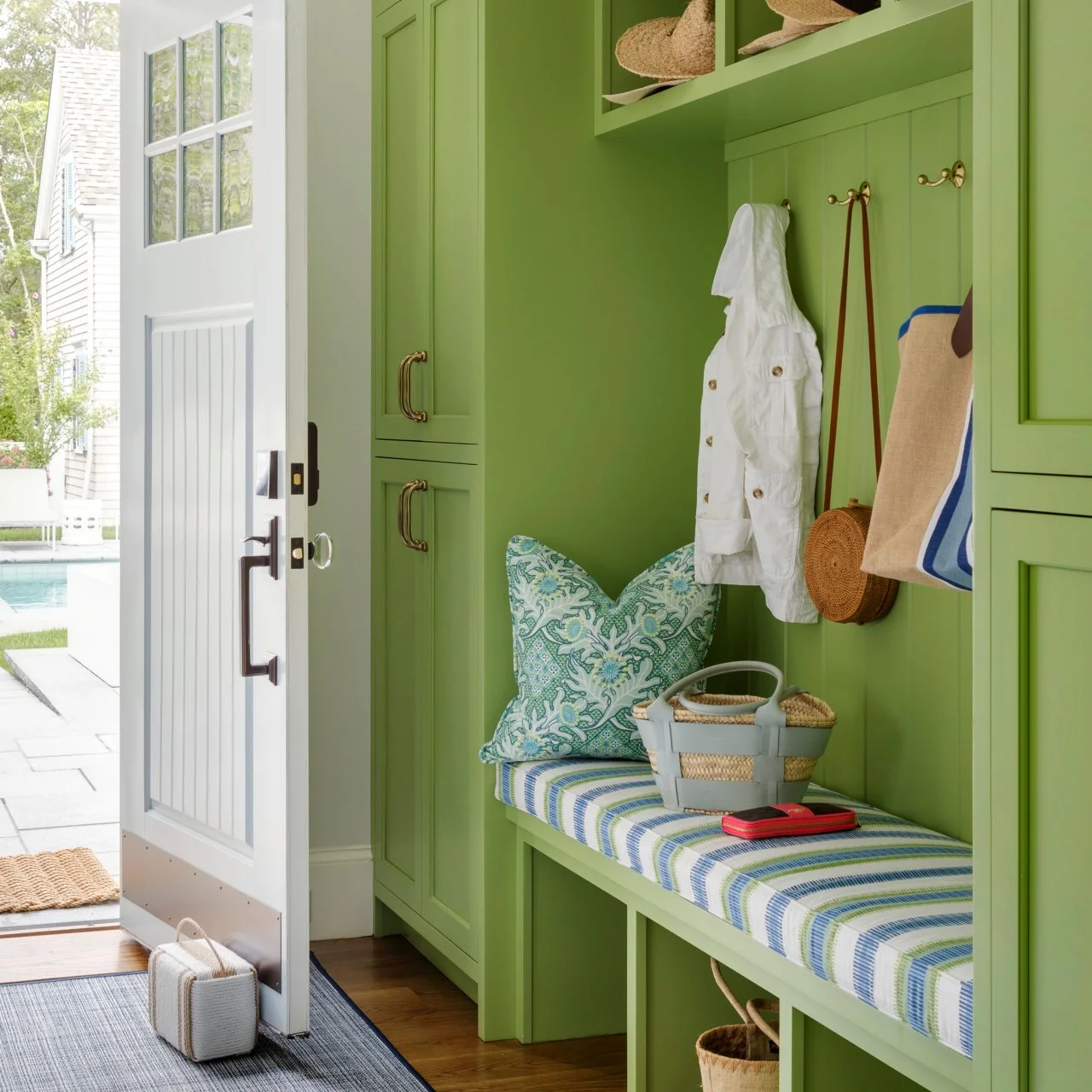 Green Paint Colors Foyer