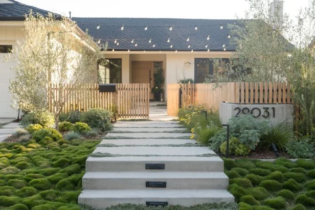 Charming and Contemporary Front Yard Space | HGTV