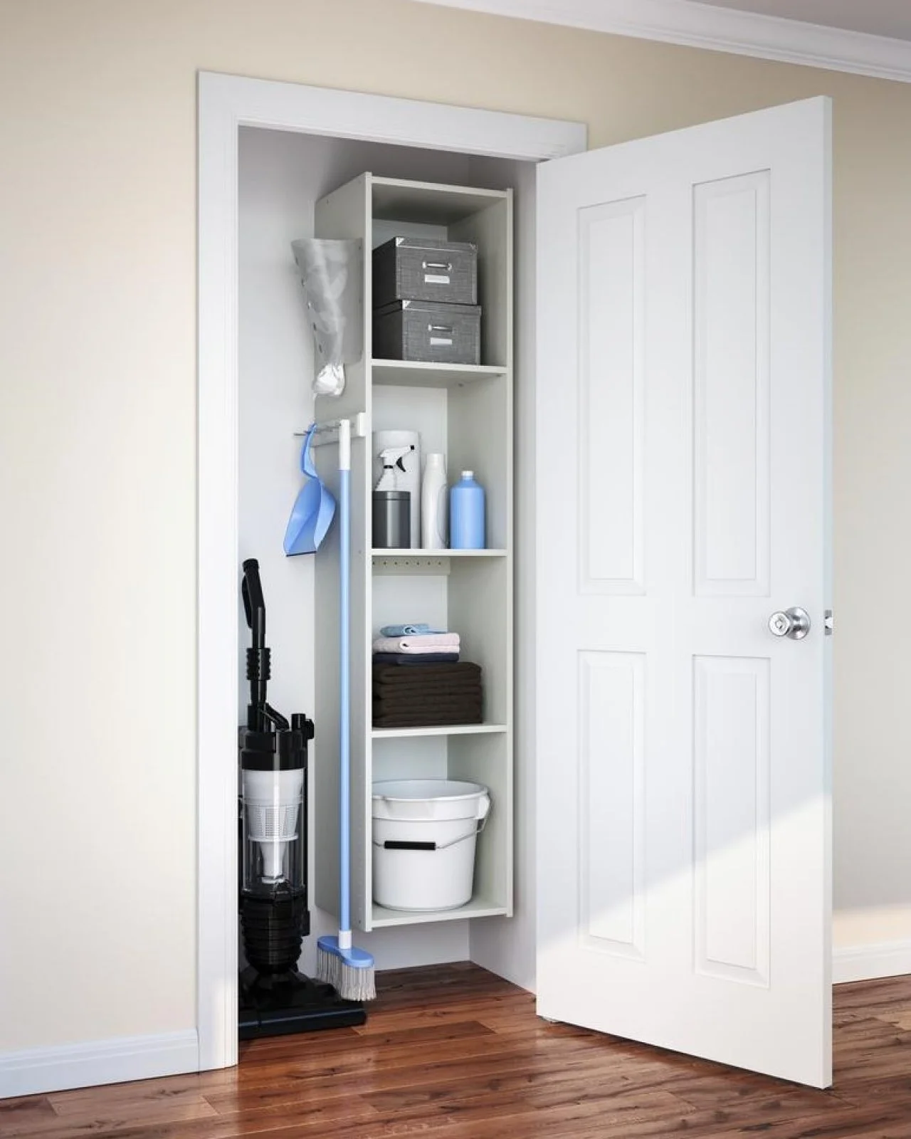 Small broom cabinet store
