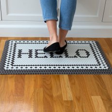 Black-and-White Bistro Tile-Inspired Home Decor | Decor Trends & Design ...