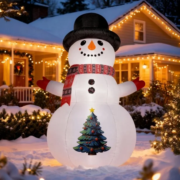 Best Outdoor Light-Up Snowman Decorations 2025 | HGTV