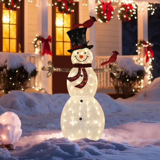 Best Outdoor Light-Up Snowman Decorations 2025 | HGTV