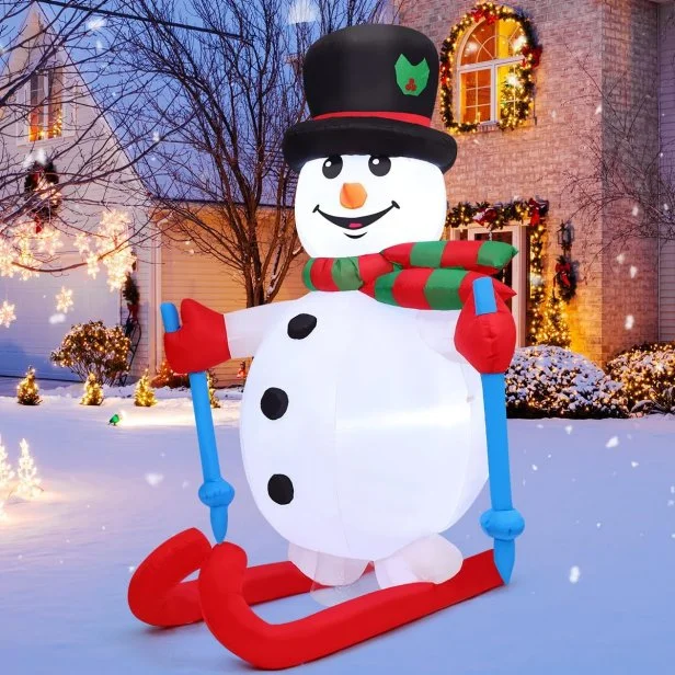 Best Outdoor Light-Up Snowman Decorations 2025 | HGTV