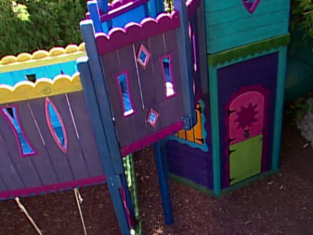 Colorful Playhouse for Girls Video | HGTV