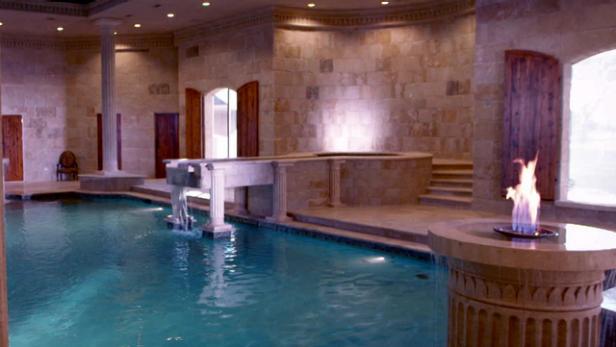 Modern Roman Bath House Video | HGTV