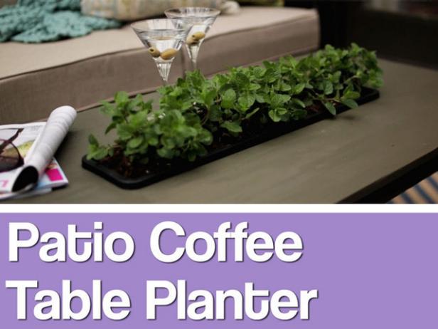 Herb Planter Coffee Table Video | HGTV