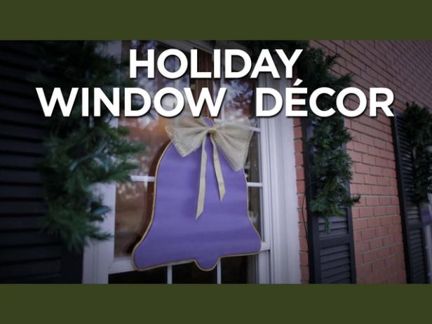 Giant Window Ornaments Video | HGTV