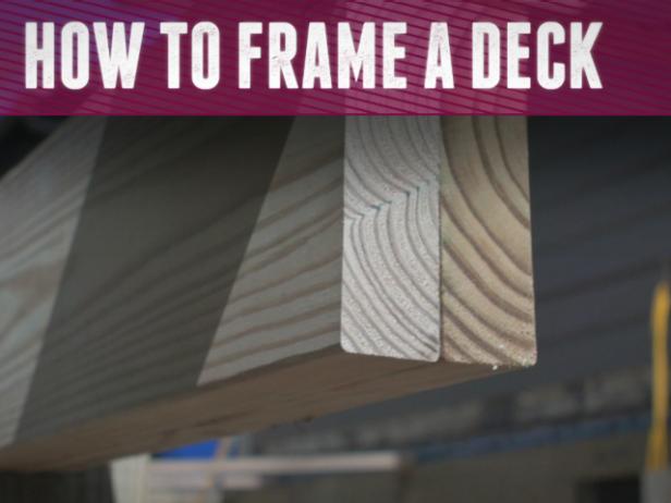 Framing the Deck Perimeter Video | HGTV