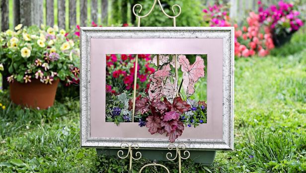 Unique Picture Frame Flower Box Video | HGTV