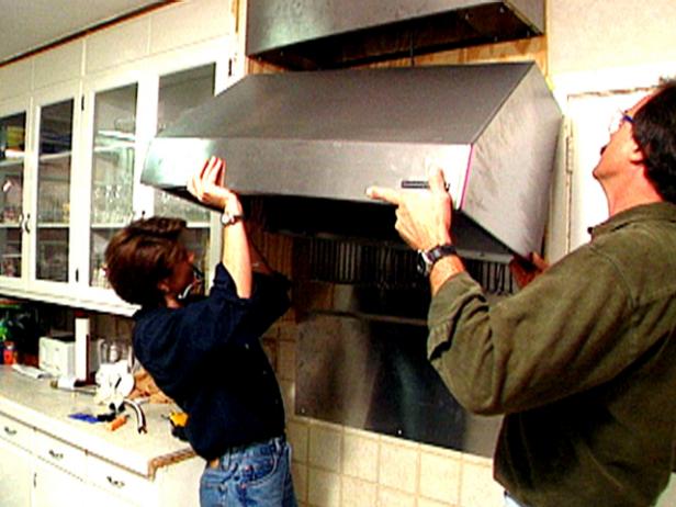How to Install a Vented Kitchen Range Hood Video | HGTV