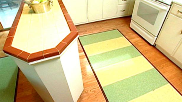 How to Make a Linoleum Area Rug Video | HGTV