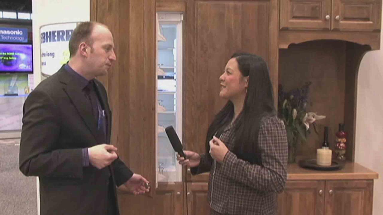 Refrigerator in a Cabinet Video | HGTV